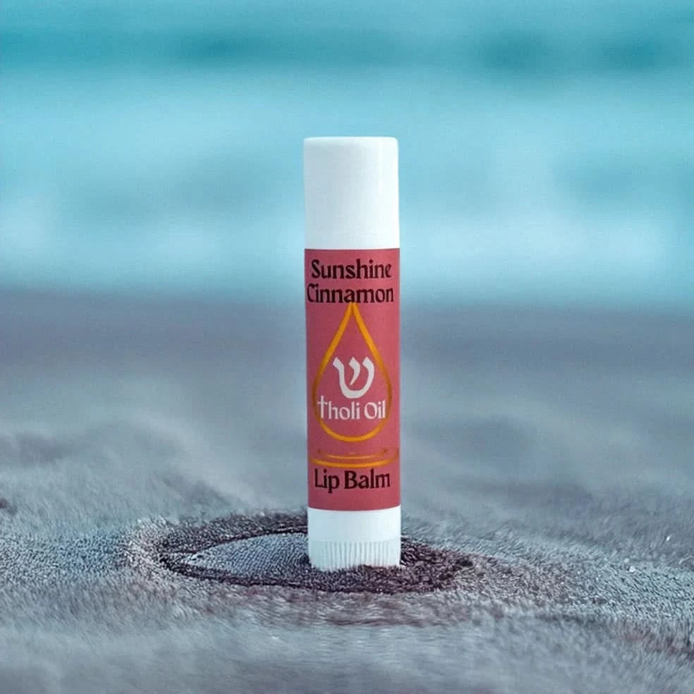 Tholi Oil Sunshine Cinnamon Lip Balm with SPF – Soothing & Protective